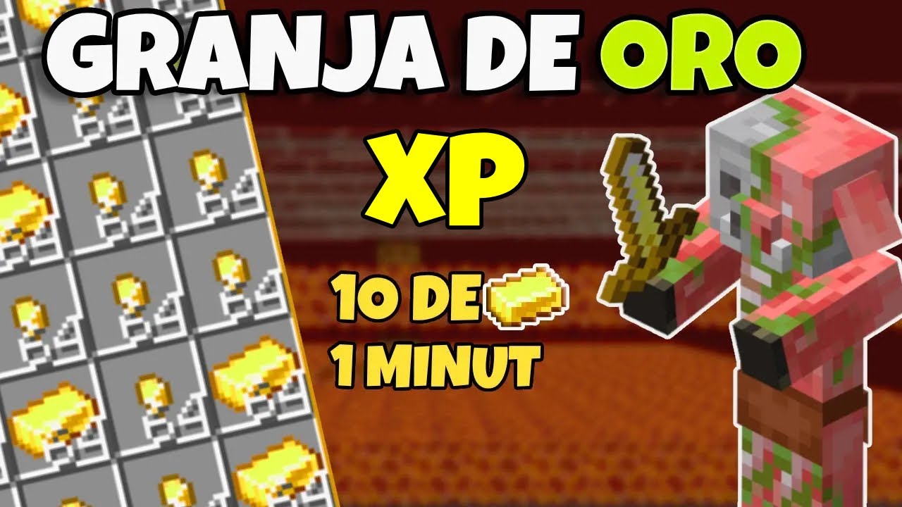 Granja de Oro y XP Super Fácil y Sencilla Para MINECRAFT JAVA 1.21.1 ...