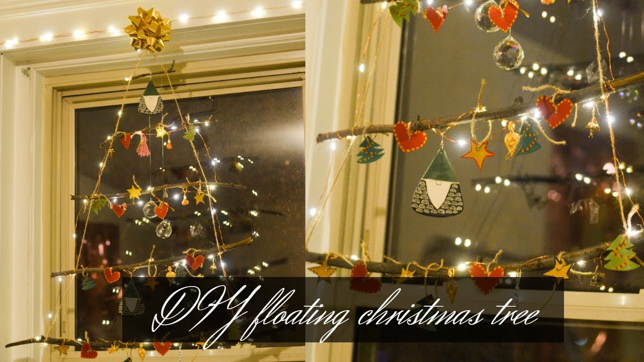 DIY FLOATING CHRISTMAS TREE & ORNAMENTS from TRASH | MODA YALDA - YouTube