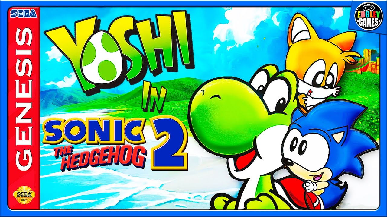 Yoshi in Sonic the Hedgehog 2 - Amazing hack with Yoshi at the helm ...