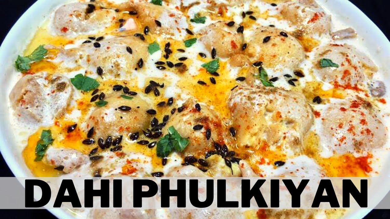 Dahi Phulkiyan Recipe - Namkeen Dahi Baray | Dahi Phulkiyan Recipe in ...