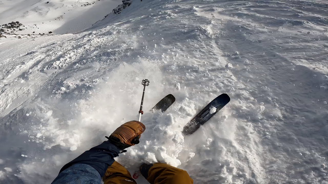 Skiing Otter Slide, Gullies 1&2 Big Sky Resort - YouTube