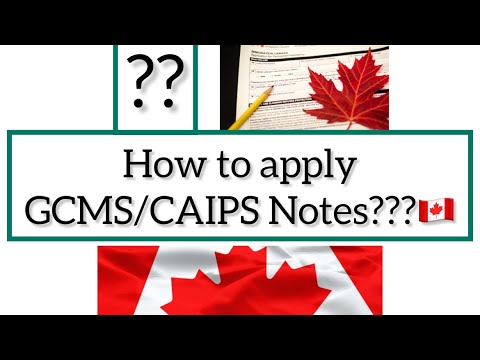 🇨🇦🇨🇦How to apply GCMS Notes/CAIPS Notes/AITP? GCMS Notes 🇨🇦🇨🇦 #canada # ...