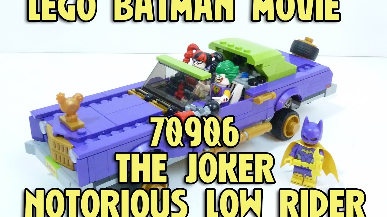 LEGO THE JOKER NOTORIOUS LOWRIDER 70906 UNBOXING AND REVIEW - YouTube