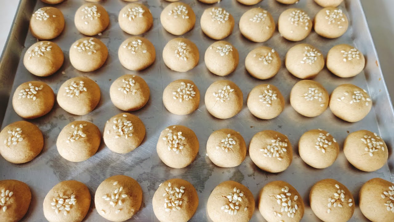 resep Kue kering custard Hercules wijen tanpa telur renyah dan enak ...