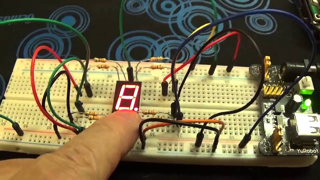 Uso de Displays de 7 segmentos (Parte 2) - YouTube