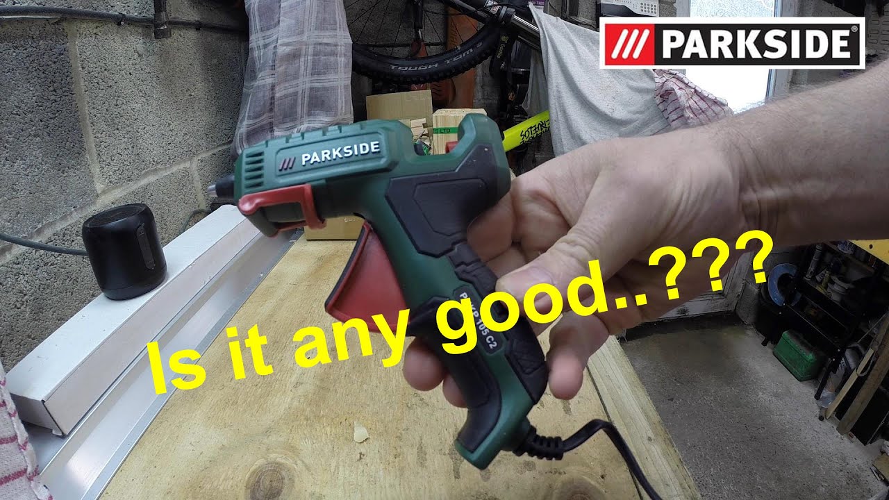 Parkside Mini Hot Glue Gun Review. - YouTube