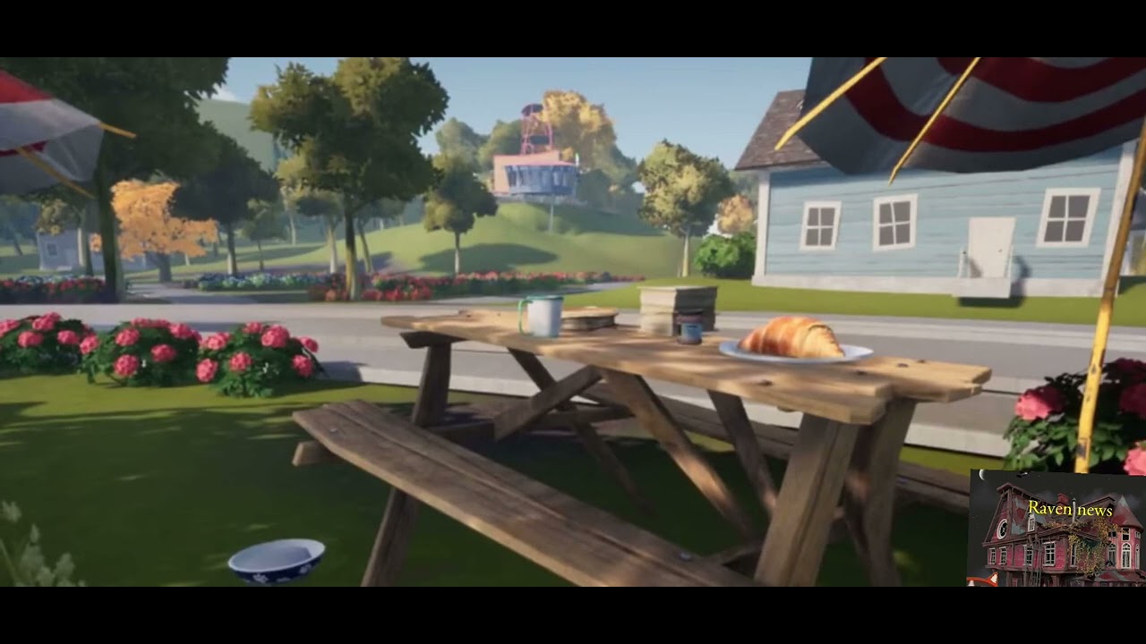 Hello neighbor two full game Teaser Picnic table - YouTube