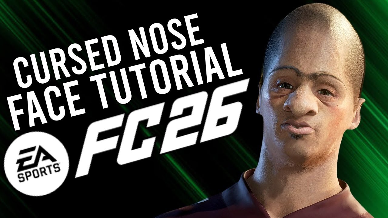 EA FC 26 | CURSED NOSE BUILD | Pro Clubs & Career Mode Face Creation ...