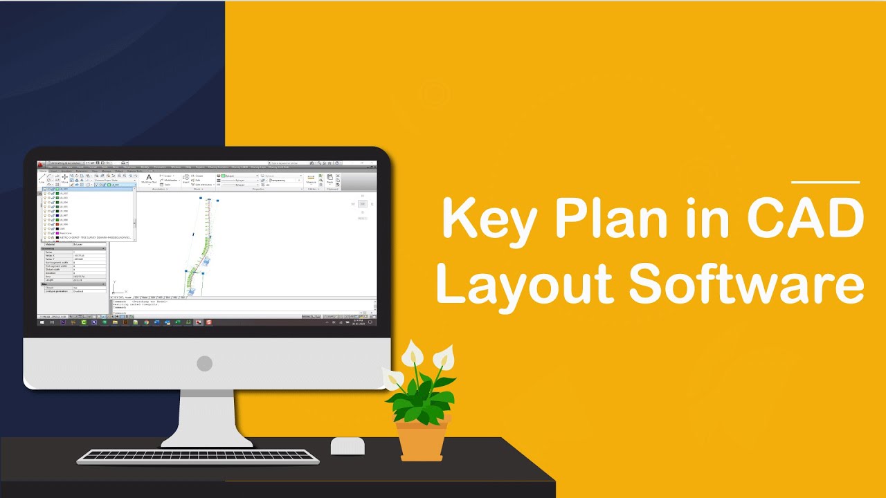 Key Plan in CAD Layout Software - YouTube
