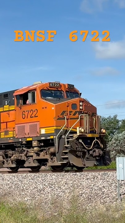 BNSF 6722 - June 30, 2025 #bnsf #railfan #trains #railroad - YouTube