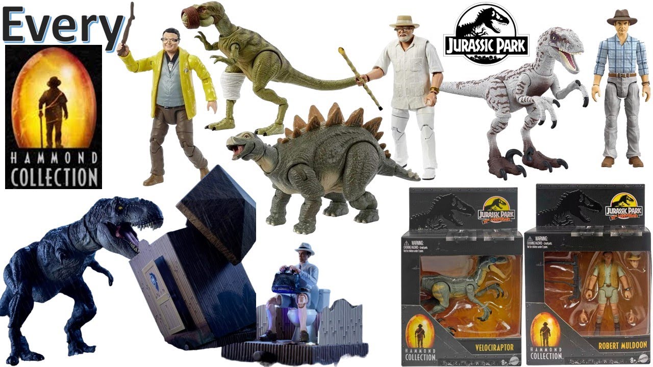 **see newer video** Every Mattel Jurassic Park Hammond Collection ...