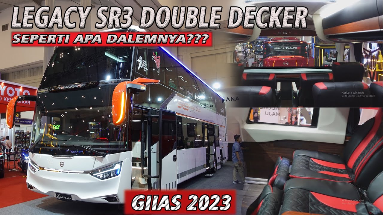 Legacy SR3 Double Decker Volvo B11R, GIIAS 2023 - YouTube