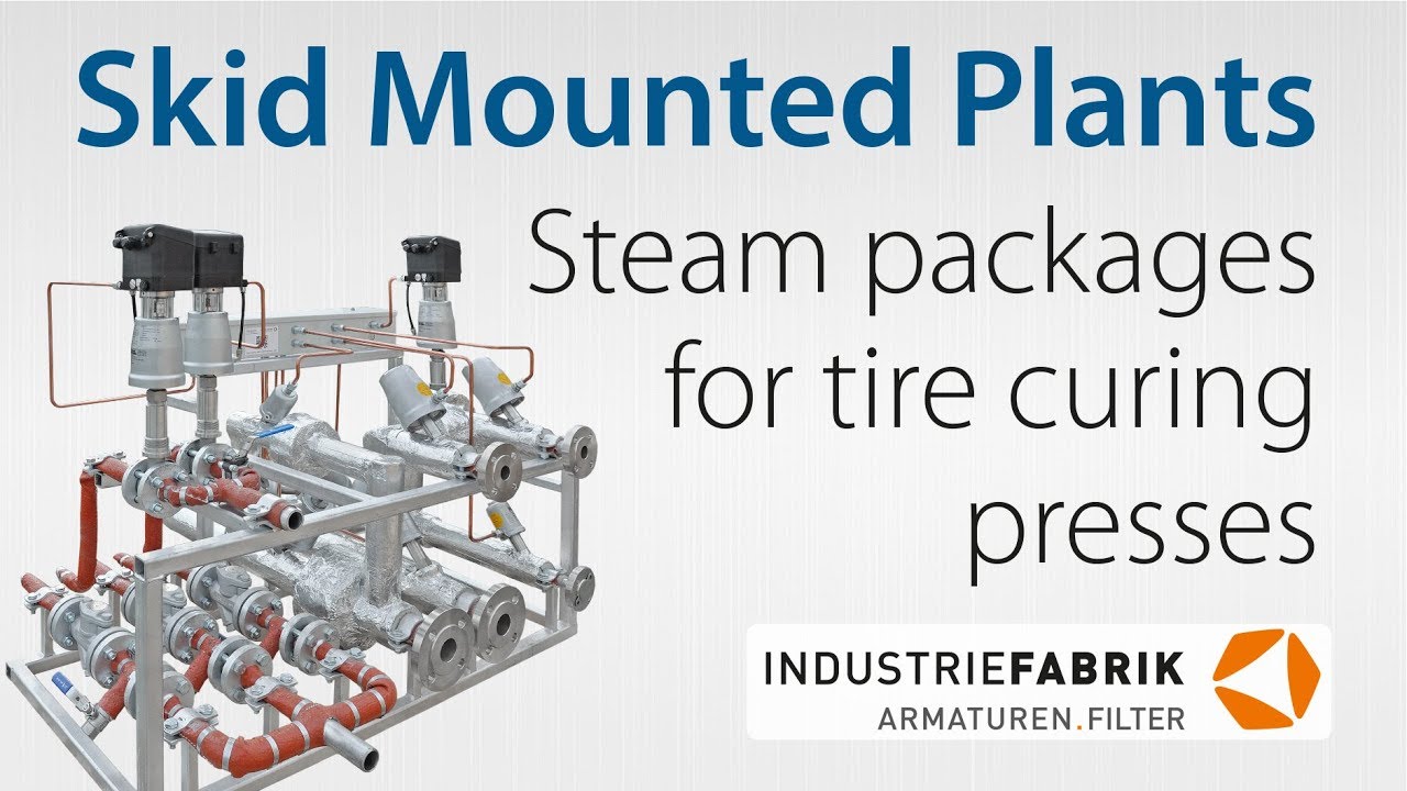 Dampfpakete (Steam packages) für Reifenpressen (Tire curing press ...