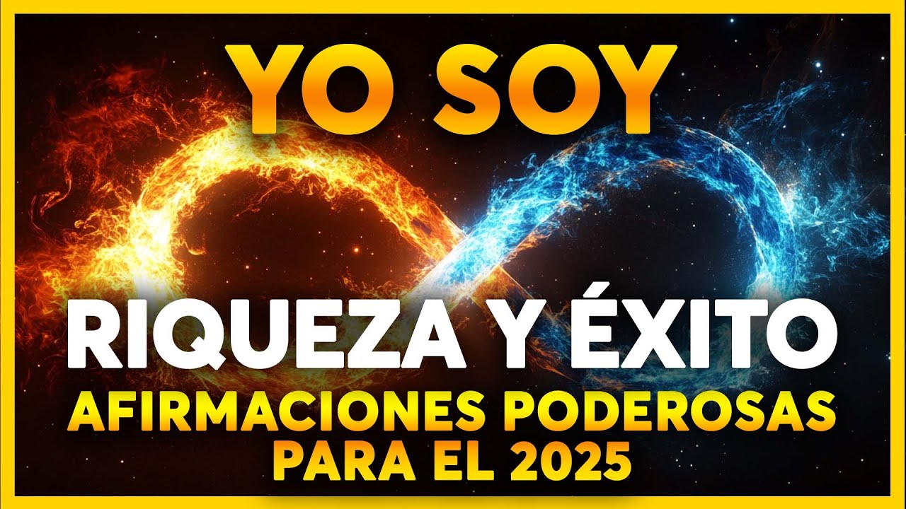 🚀 YO SOY RIQUEZA Y ÉXITO - Afirmaciones Poderosas para el 2025 - YouTube