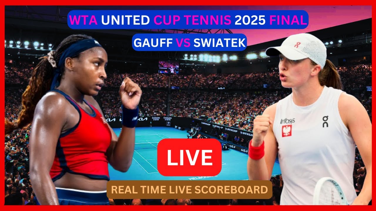 Coco Gauff Vs Iga Swiatek LIVE Score UPDATE Women's Tennis 2025 WTA ...