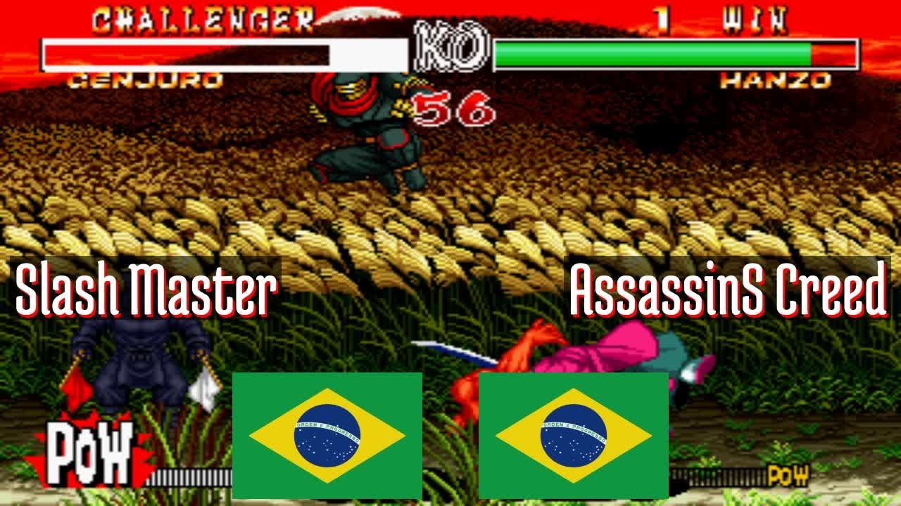 @samsho2: Slash Master (BR) vs AssassinS Creed (BR) [Samurai Shodown II ...