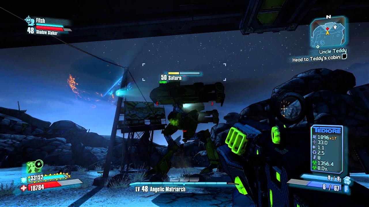 Borderlands 2 - Saturn - TVHM Bosses/Mini-Bosses - YouTube