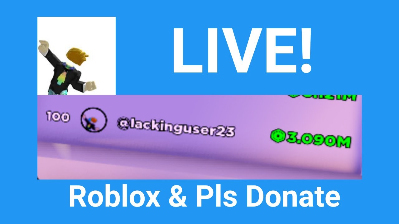 💰PLS DONATE💰 LIVE! DONATING LOTS OF ROBUX! - YouTube