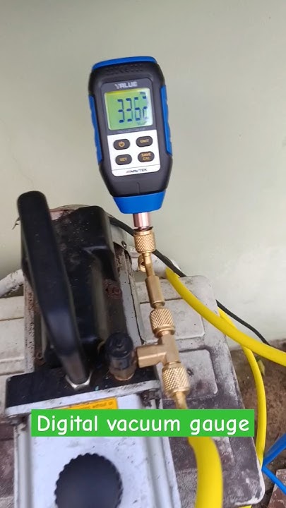 Digital vacuum gauge - YouTube