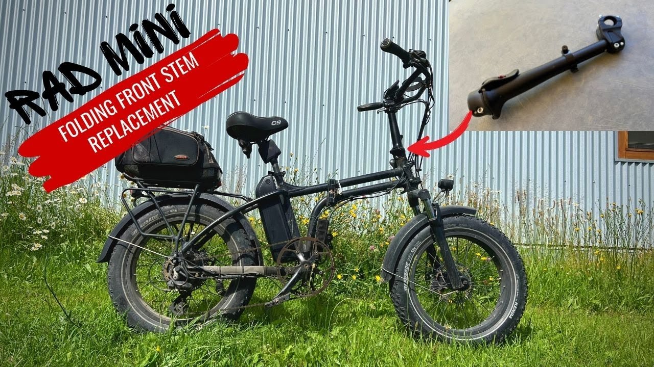 Rad Mini- Front Folding Stem Replacement - YouTube