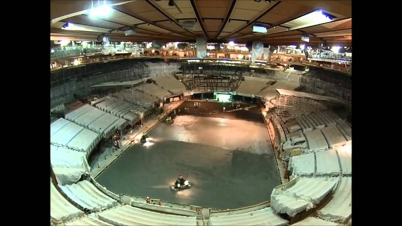 MSG Ice Floor Time Lapse - YouTube