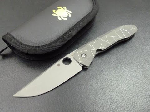 Spyderco Nirvana - Initial Impressions - YouTube