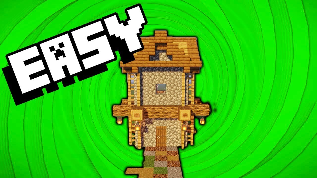 How to Build a Detailed Rustic Tower | Minecraft - Starter Build ...