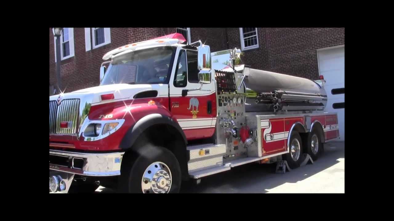 Somers Volunteer Fire Department Tanker 16 (Watch in HD!) - YouTube