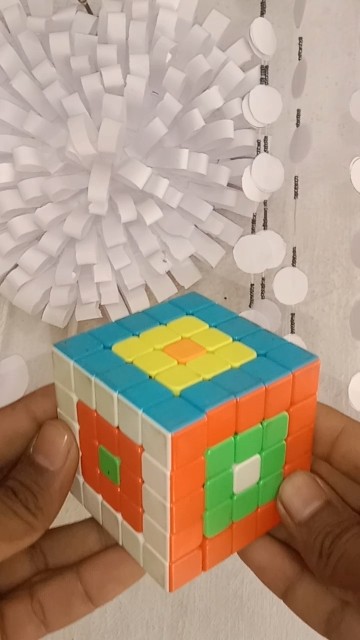 Dot pattern se simple pattern in 5x5 rubix cube 💥 #rubikscube #cube ...