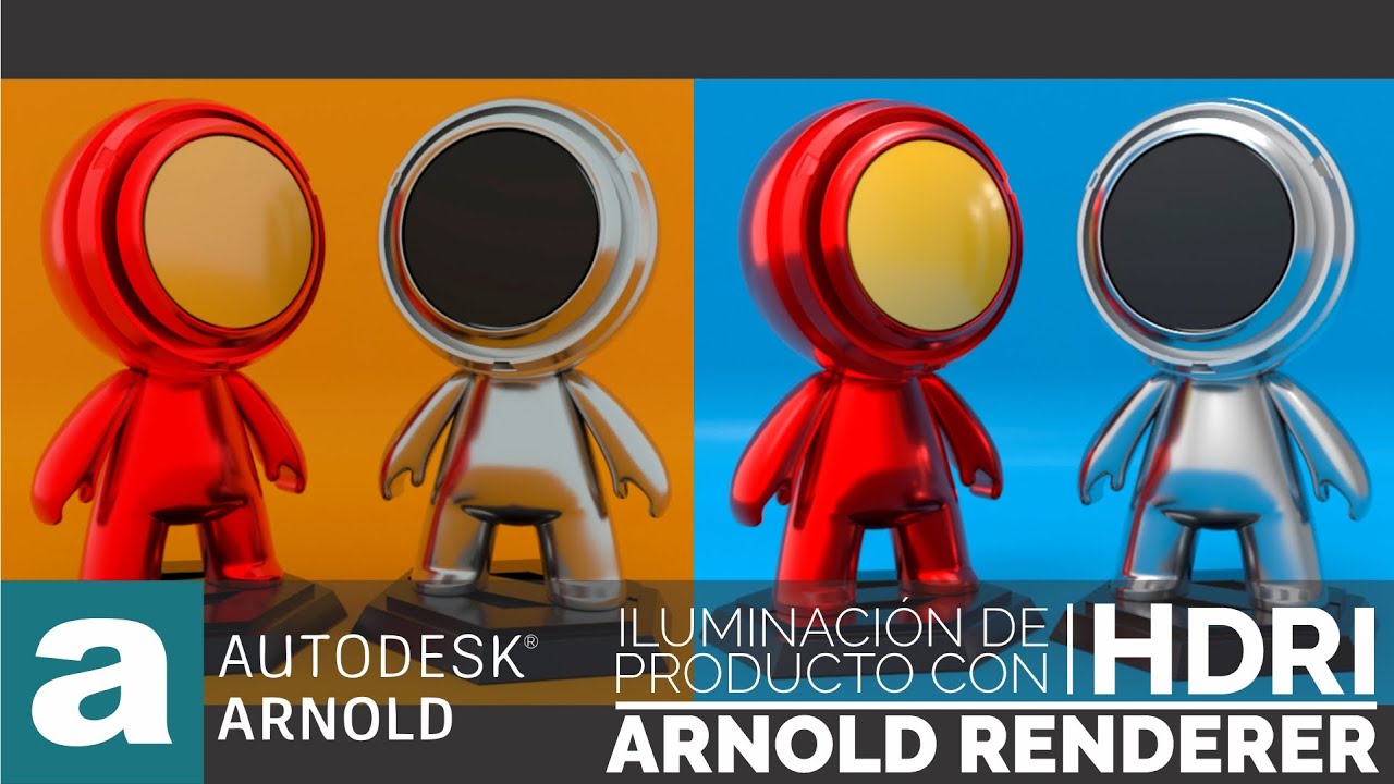 Introducción a Iluminación HDRI en Arnold Render - YouTube