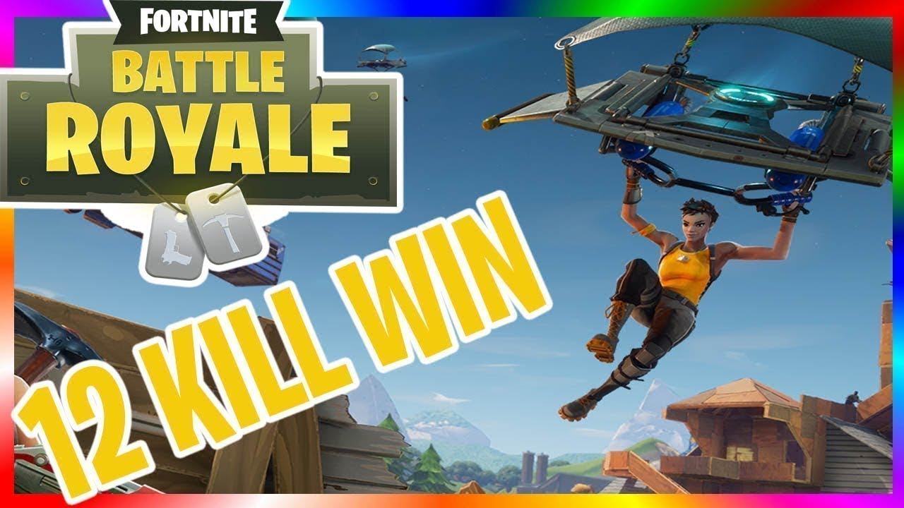 Fortnite win +12 kills - YouTube