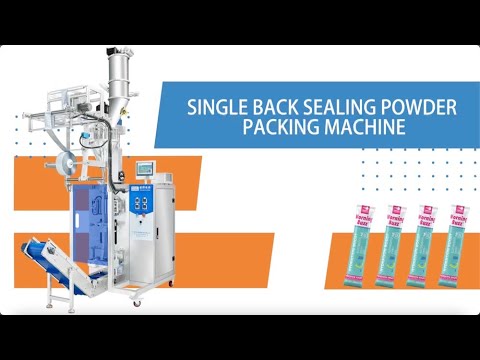 small powder packing machine from Western packing - YouTube