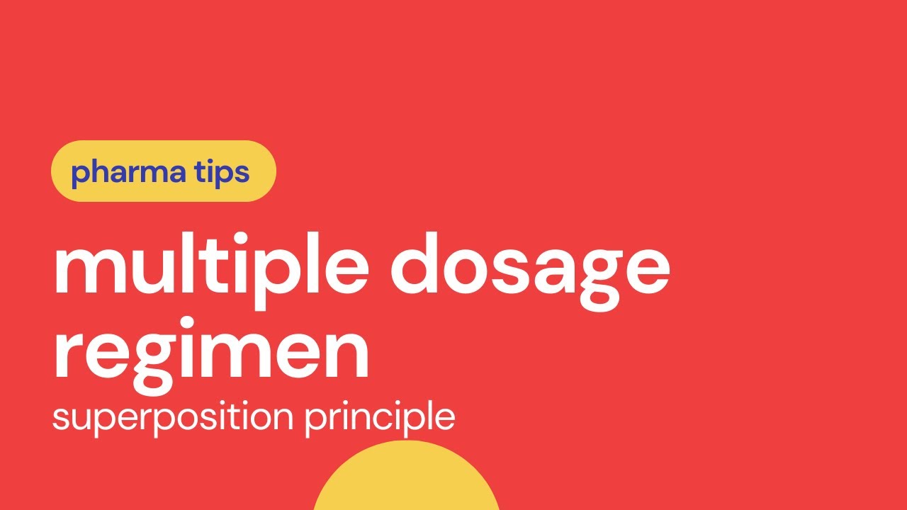 multiple dosage regimen - YouTube