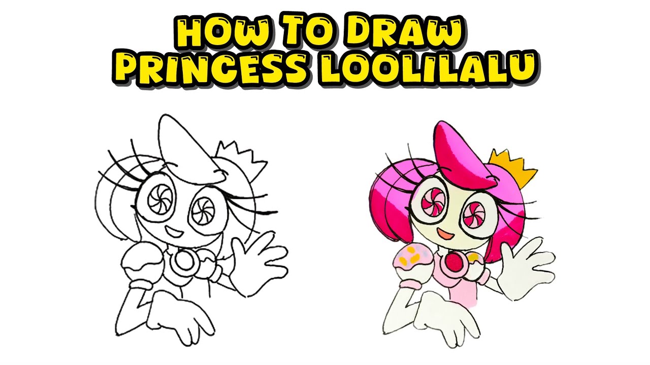 How to Draw Princess Loolilalu from The Amazing Digital Circus with ...