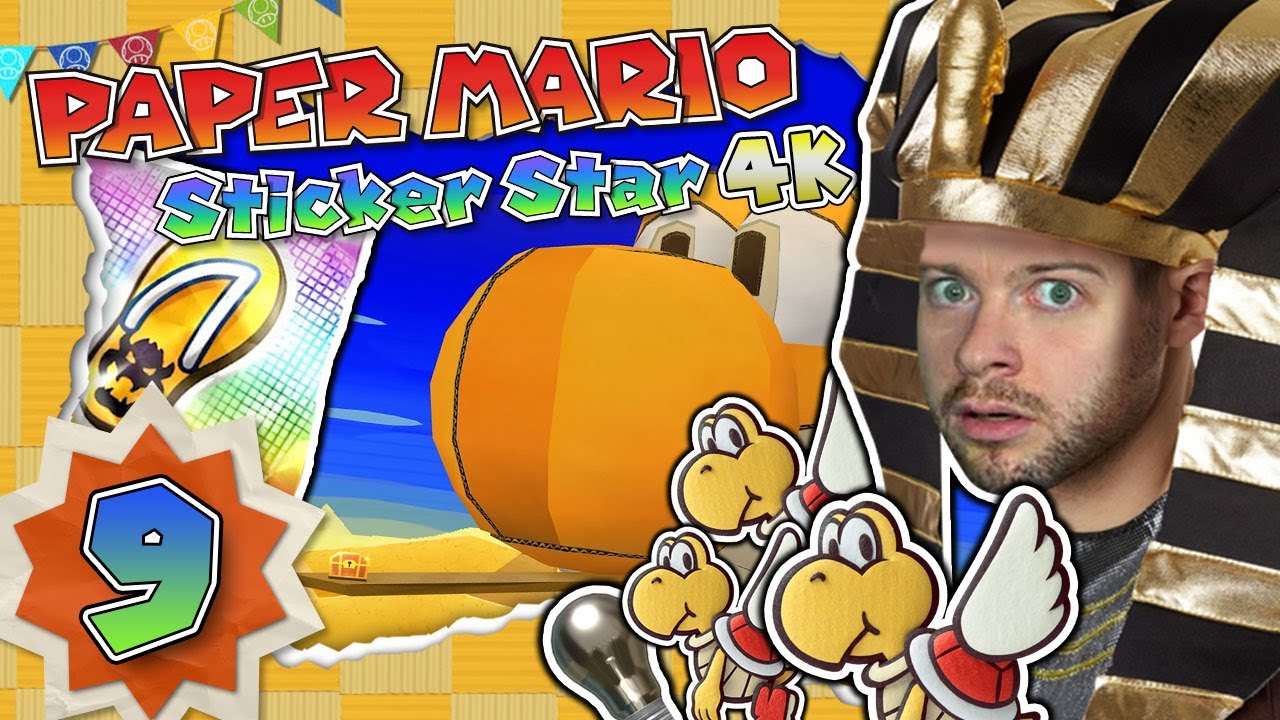 PAPER MARIO: STICKER STAR 📖 #9: Welt 2-2 Yoshi-Sphinx - YouTube