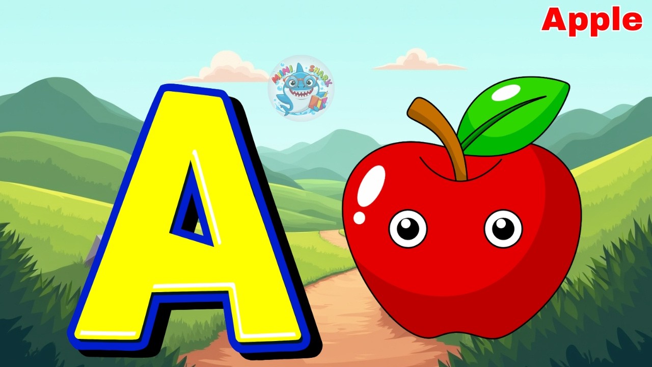 ABC Alphabet Song 🎈 | Learn Alphabet Step by Step | Mini Shark 🦈 - YouTube