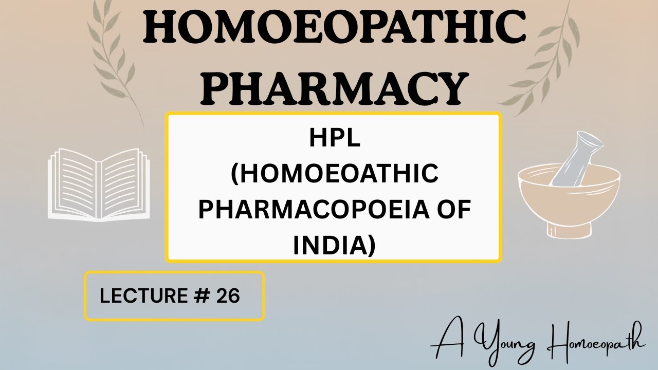 HPL(HOMOEOPATHIC PHARMACOPOEIA LABORATORY)// homoeopathic pharmacy ...