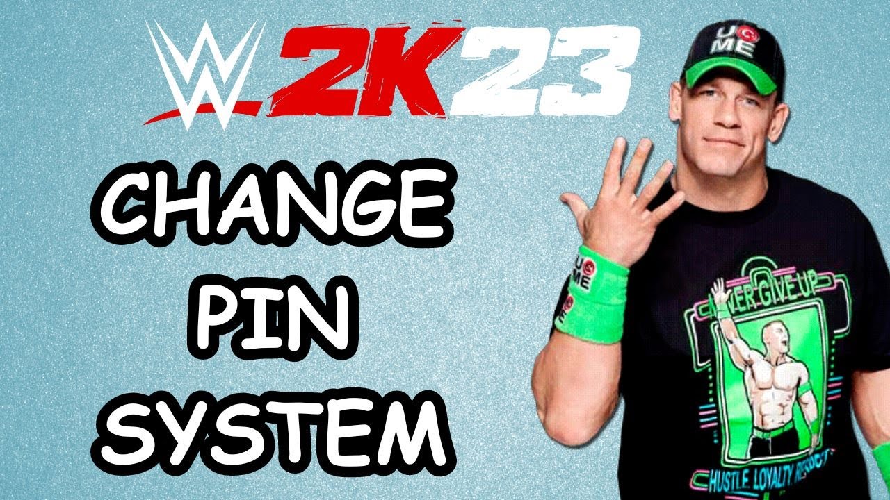 WWE 2K23 - How To Change Pin System - YouTube