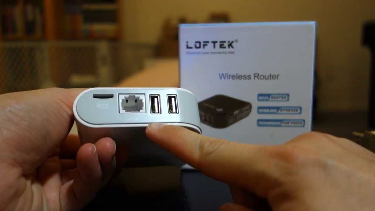 Loftek Wireless Router Unboxing & Review - YouTube