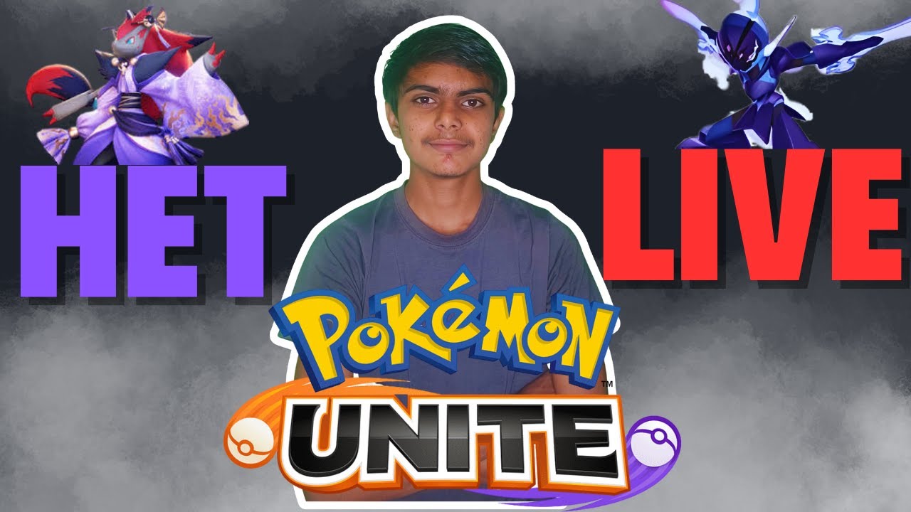 HET PATEL IS LIVE | pokemon unite live | rank push - YouTube