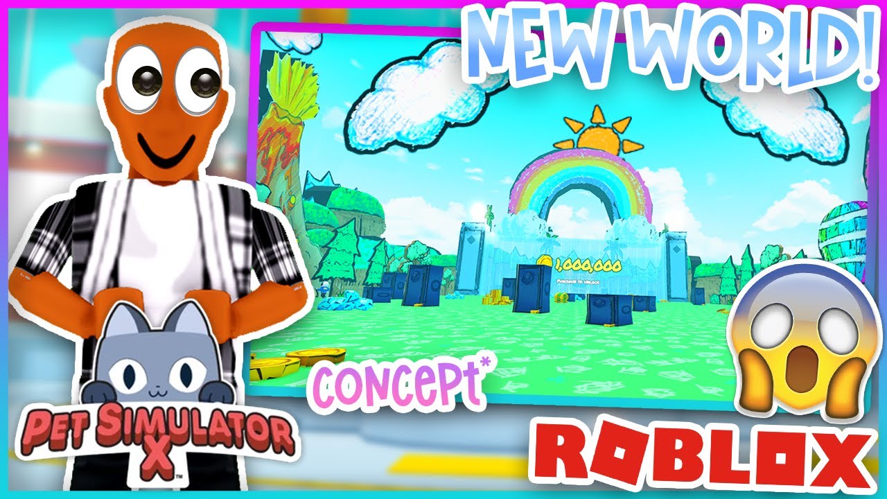 Playing Doodle World EARLY In Pet Simulator X!!! - Roblox Pet Simulator ...