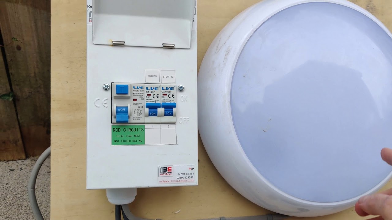 How to reset an Electrical Trip (RCD) By electricianinbelfast - YouTube