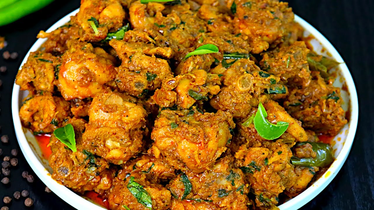 சிக்கன் மிளகு வறுவல் சுவையா இப்படி செஞ்சு பாருங்க/pepper chicken fry in ...