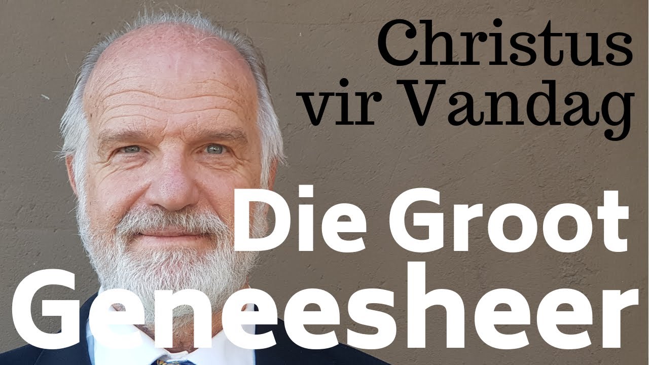 Jesus Die Groot Geneesheer Ds Gustav Opperman Woorde uit sy Woning Luk ...