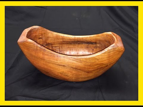 How To Carve A Root Wood Bowl - YouTube