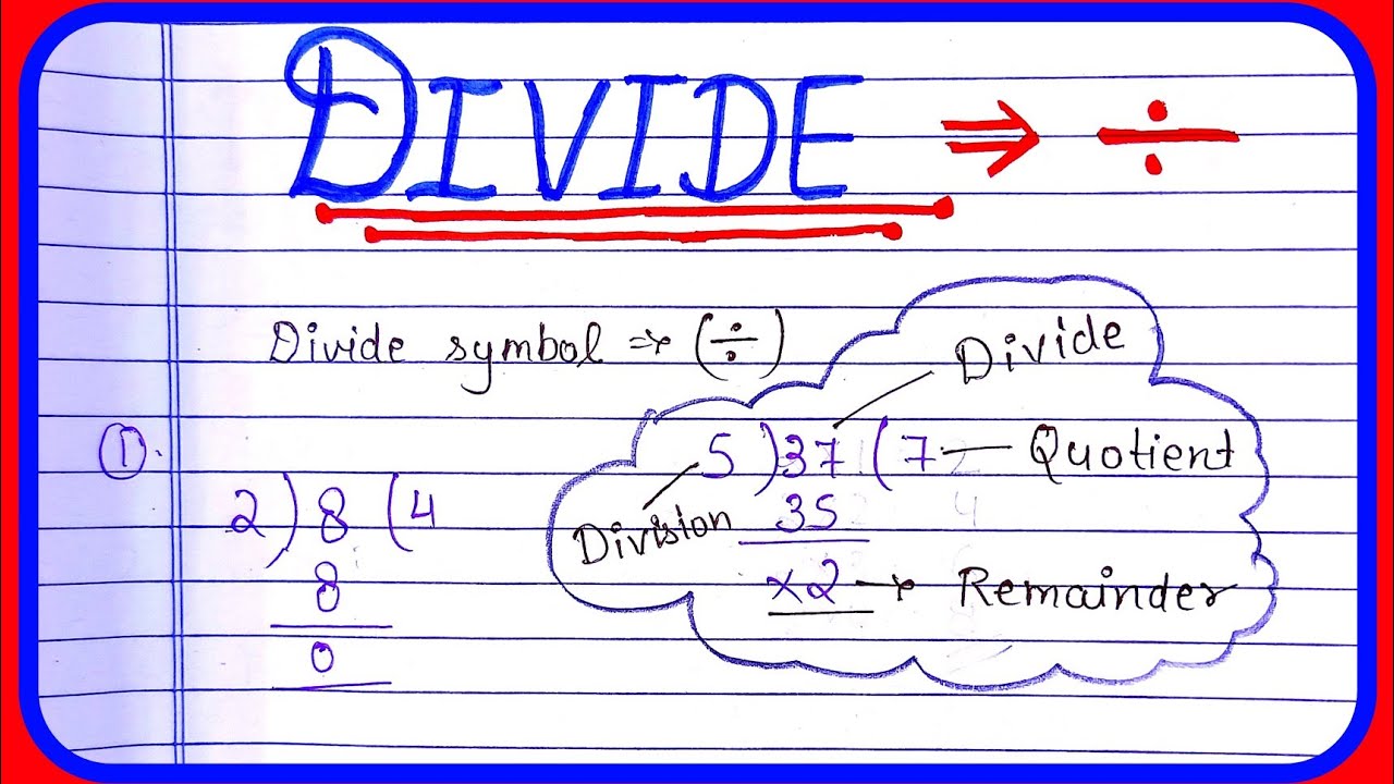 Division For Kids How To Divide Numbers Easily Learn Division For Division For Kids How To Divide Numbers Easily Learn Division For