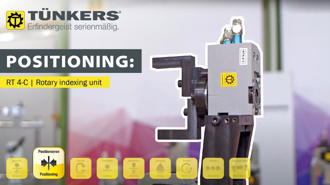 TÜNKERS | RT 4-C Rotary indexing unit - YouTube