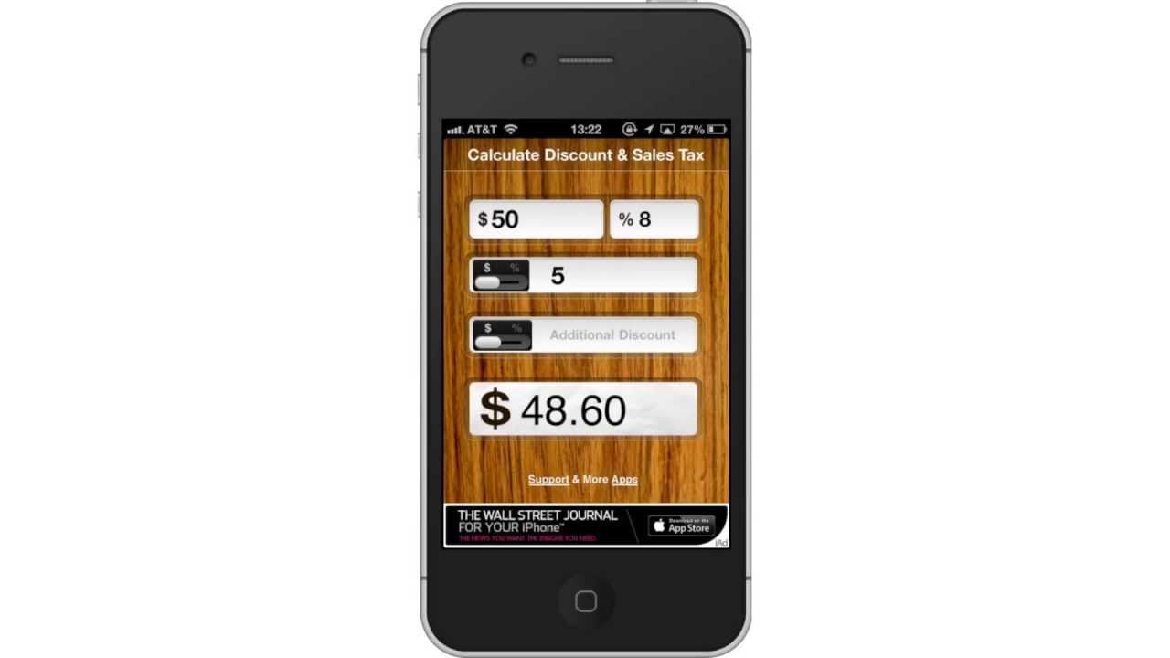 How To Calculate Tax With IPhone And IPad YouTube