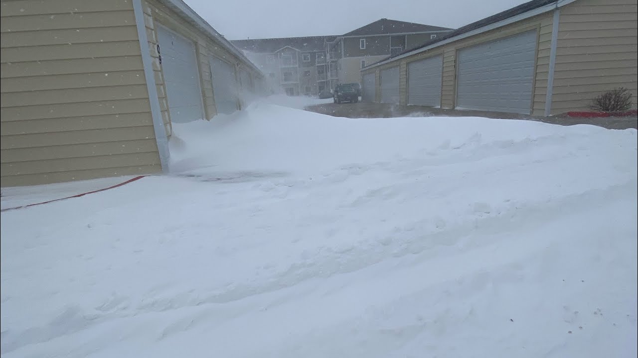 Williston ND 2022 Winter Storm Blizars - YouTube