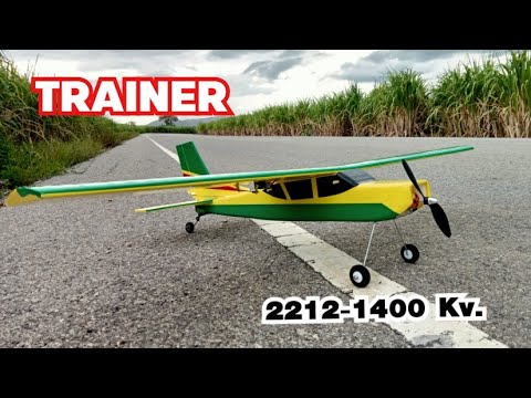 Trainer Rc.เครื่องบินบังคับฝึกบินบินง่าย,อุปกรณ์ไฟฟ้า,วิธีคาริเบส,FF ...